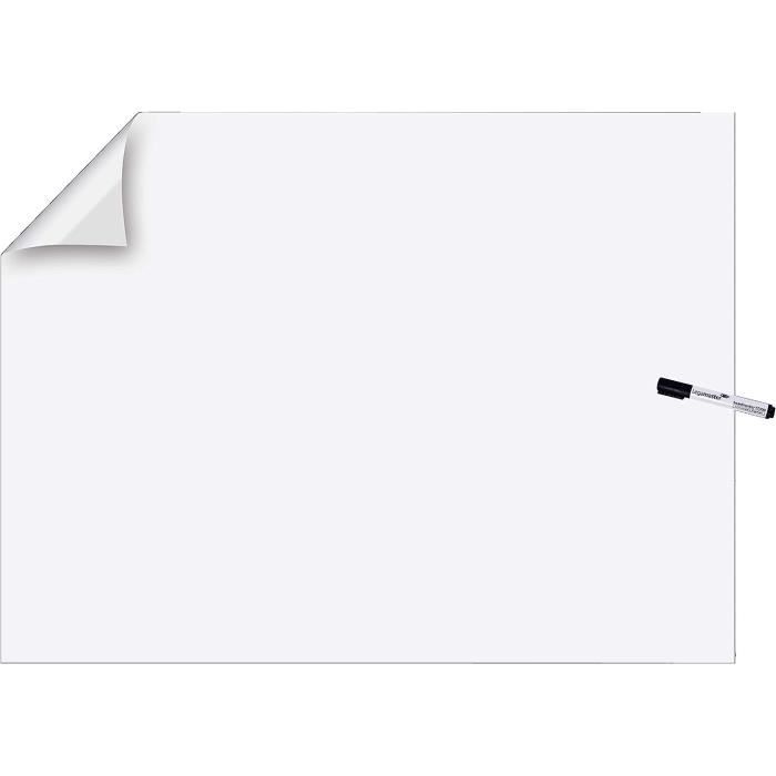 Magic-Chart Film adhésif statique pour tableau blanc 120 x 90 cm ...