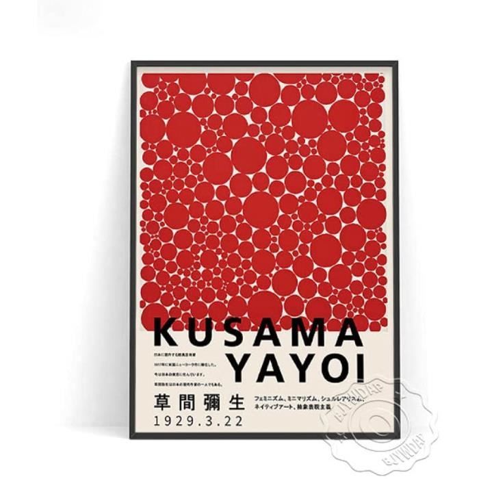 Posters Impressions sur Toile,Yayoi Kusama Museum Poster Polka Dot ...