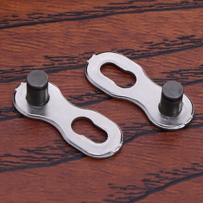 Accessoire vélo,Connecteurs de maillons de chaîne de vélo,2 pièces,10 ...