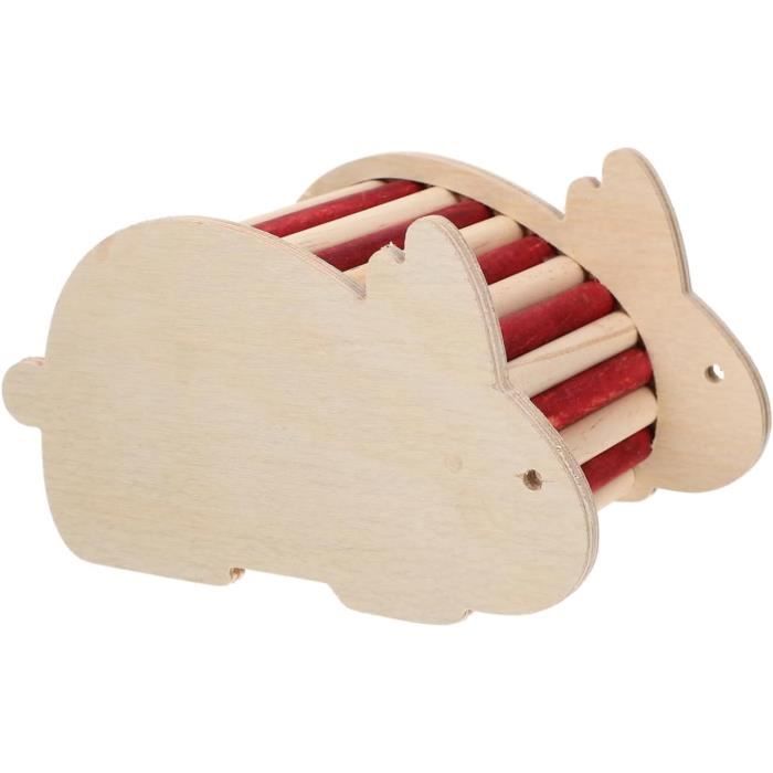 2 Pièces Nid De Hamster Jouet D'Exercice Pour Hamster Jouets En Bois Pour Hamsters Cage Hamster ...