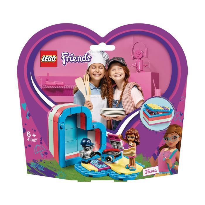 LEGO® Friends 41387 La boîte cœur d’été d’Olivia - Cdiscount Jeux - Jouets