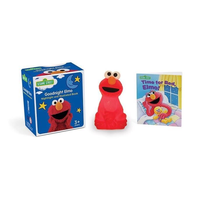Sesame Street: The Goodnight Elmo Kit: Nightlight and Illustrated Book ...