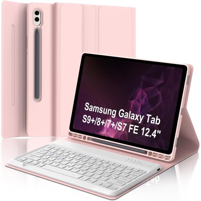 Clavier Samsung Galaxy Tab S9 Plus Aveci Pour S8+-S7+- S7Fe 12,4 ...