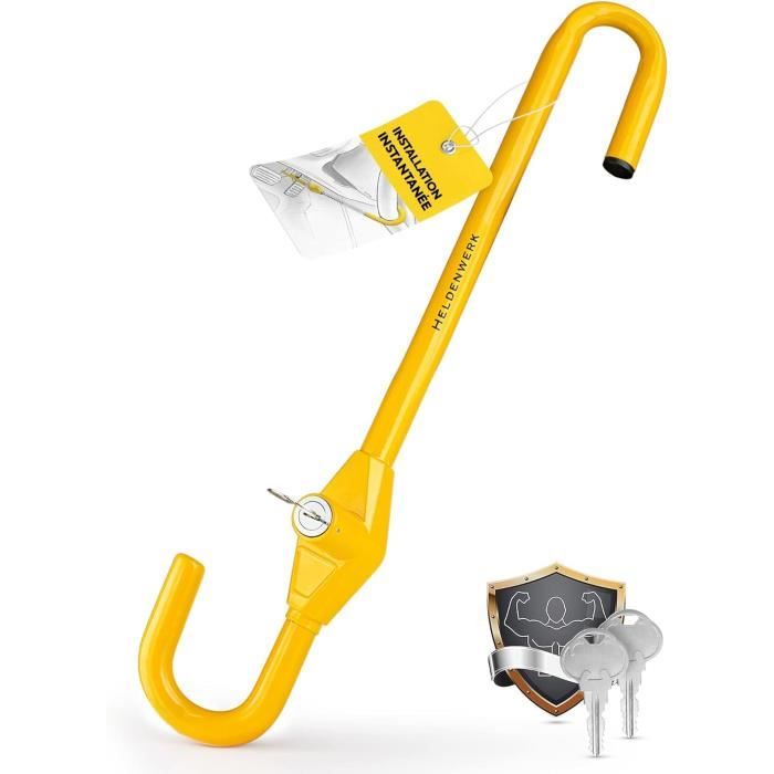 Canne Antivol Voiture Volant Pour La Protection Antivol Bloque Universal Barre, Bloc Volant Auto ...