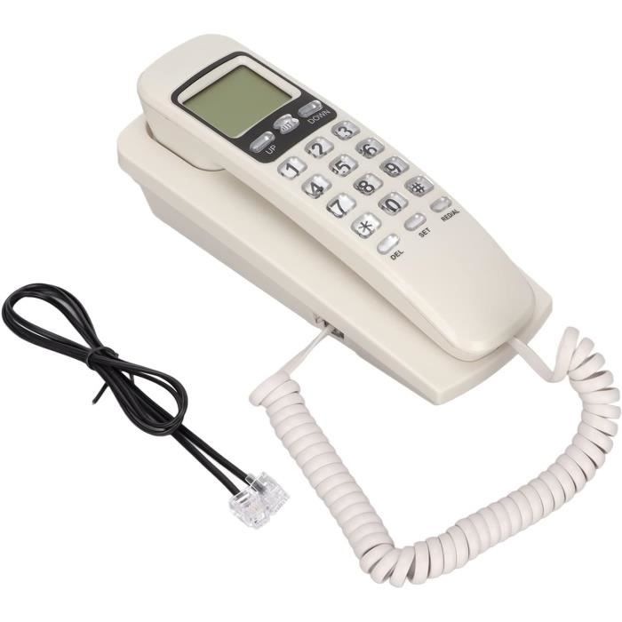 Téléphone Filaire, Kxt777Cid Téléphone Filaire Avec Fonction De ...