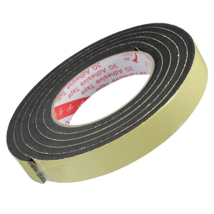 5m Noir Seule Face Adhésif Mousse Bande Ruban Sticker Collant Fermée ...