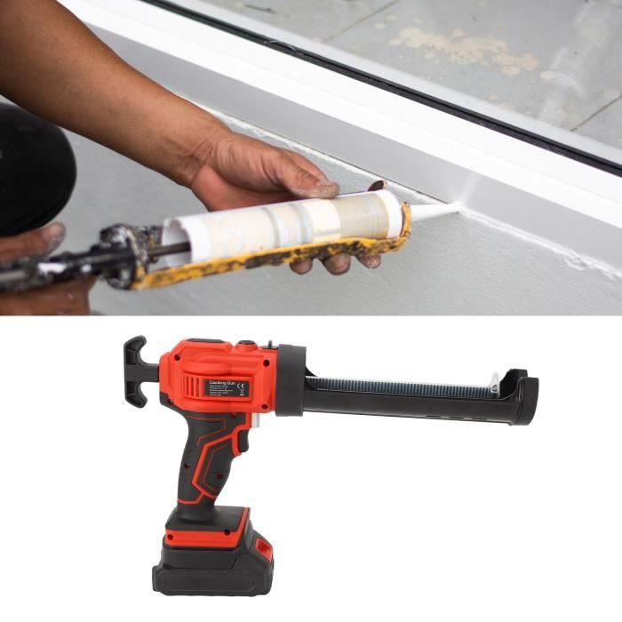 YUM Pistolet à mastic Pistolet à calfeutrer sans fil, 4 niveaux de ...