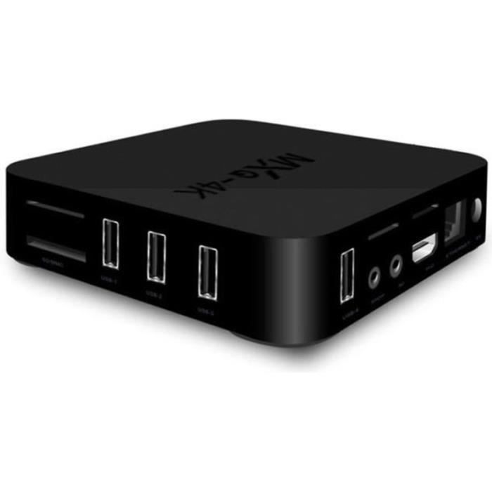 Smart 4K Quad-core MXQ 71 TV Box Decoder IPTV H265 1080P media streamer ...