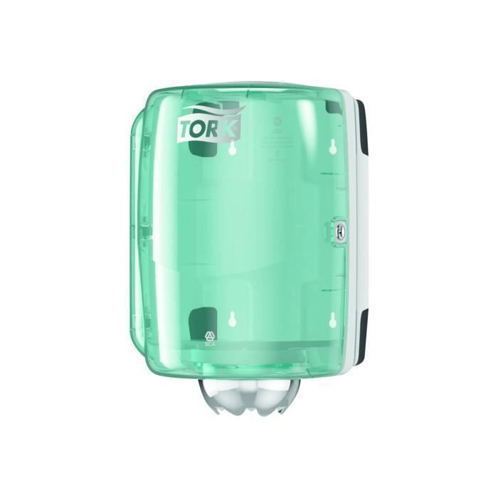Tork Performance Distributeur de lingettes plastique blanc, turquoise ...