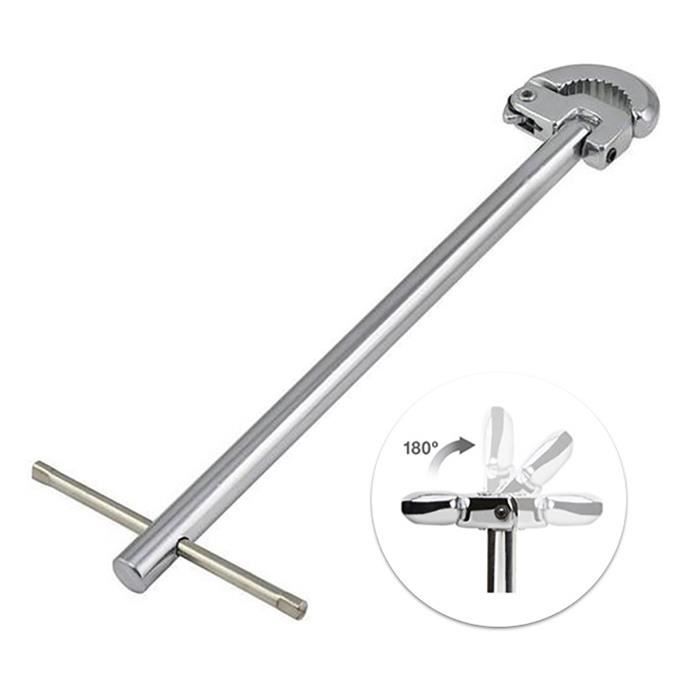 Clé à Tuyau D'eau pour Lavabo - CIKONIELF - Tête Rotative à 180 ...