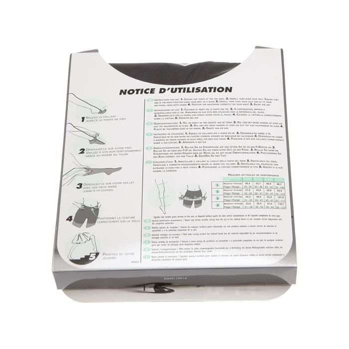 Dim - Collant fin - 1 paire - Unis effet de maille - Talon renforcé ...