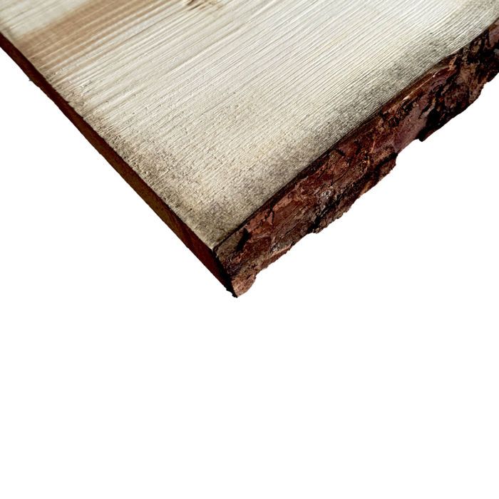 Plateau de table Sapin massif bords naturels flacheux L.250 X l.40-60 ...