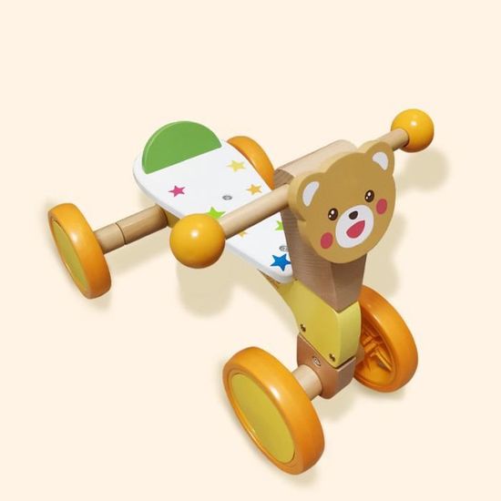 Vélo en bois pour bébé - AMOUNE - Mini marchette intérieure et ...