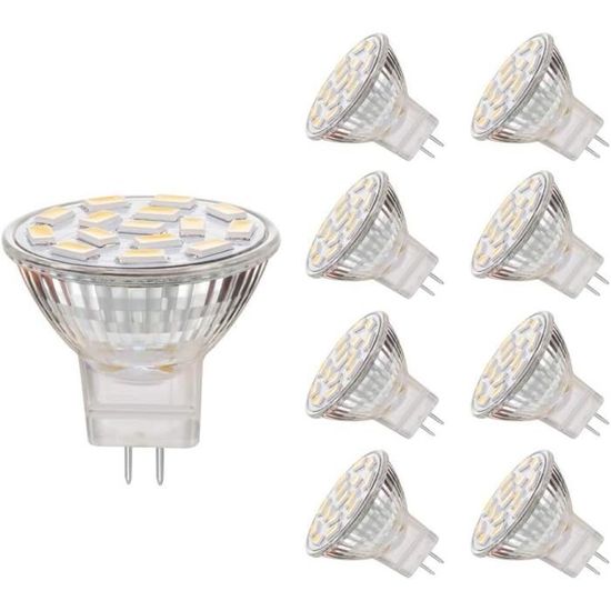 8X Ampoule Led Mr11 Gu4 3.5W, Non-Dimmable, Ampoules Led Spot Gu4 ...