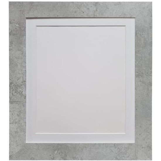 Metro Cadre Photo Gris Minéral Avec Contour Blanc 50 X 40 Cm Taille De ...