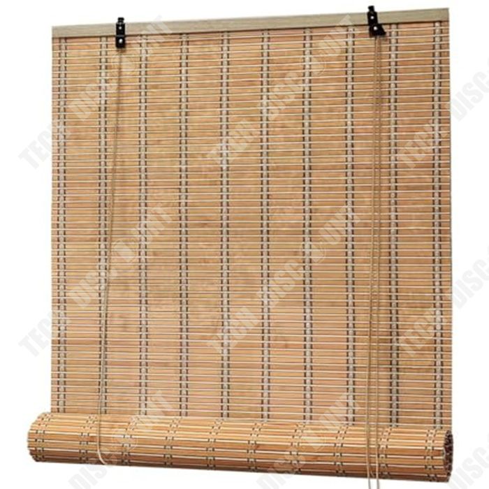 Store enrouleur - TD Store - 1.2x2m - Bambou naturel - Occultant ...
