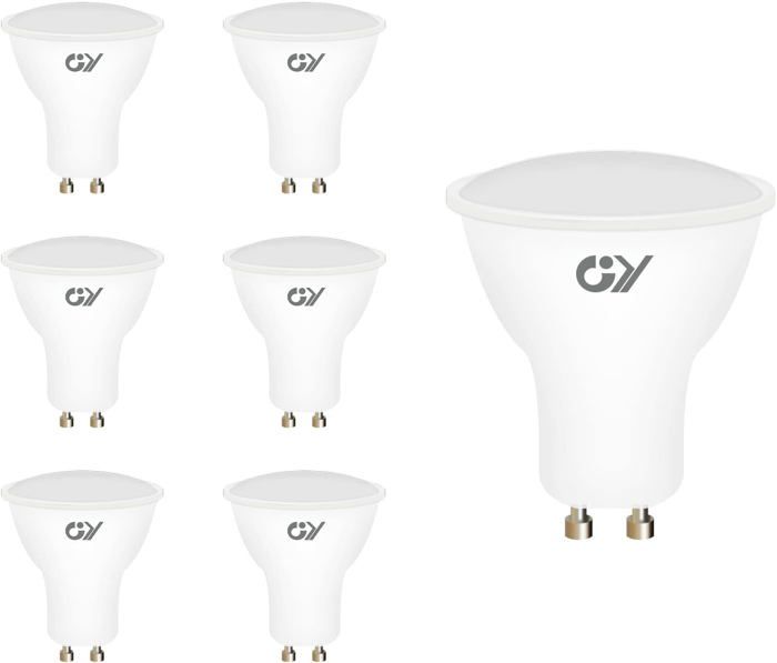 Lot de 6 Ampoules LED GU10 8W quivalent 80W 800 lumens Blanc Neutre ...
