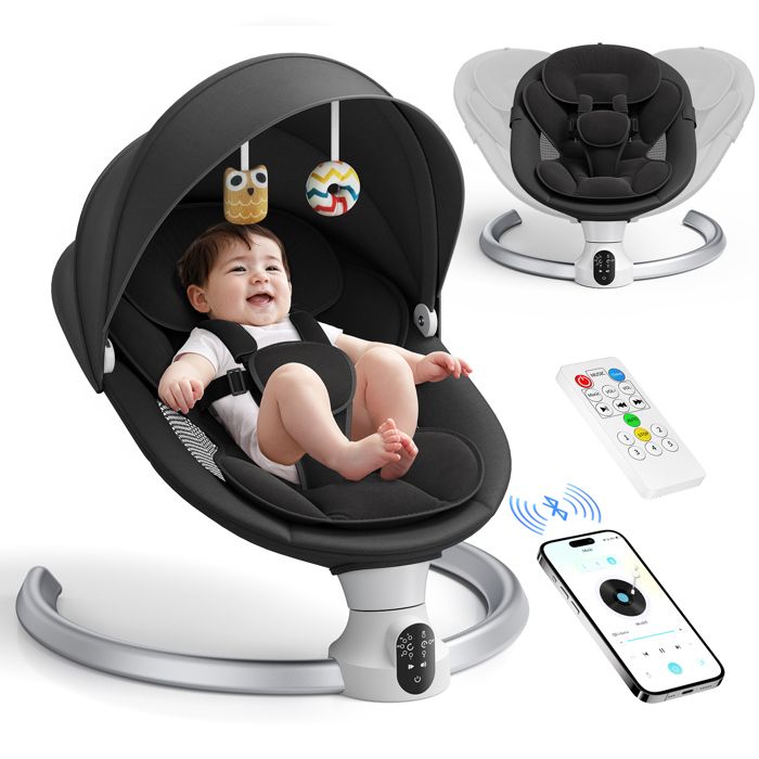 Balancelle bebe electrique avec contrôle d'application mobile et ...