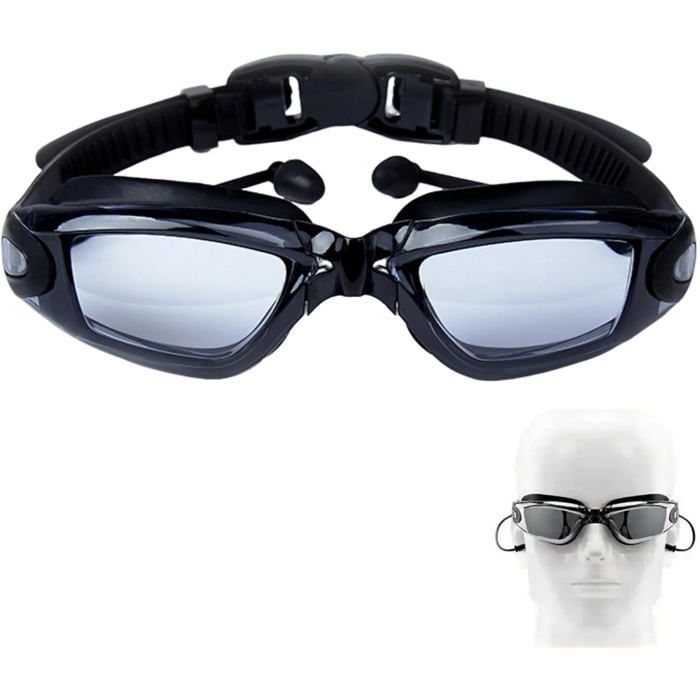 Lunettes De Natation Adultes Antibuée,Verres De Natation ...