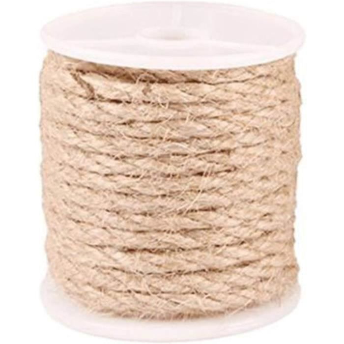 Cqinju-Ficelle De Jardin 10M Jute Corde Type String Craft Bijoux Faire ...