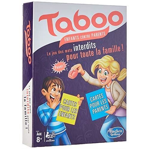 Taboo - Jeu de societe Taboo Enfants contre Parents - Jeu de réflexion ...
