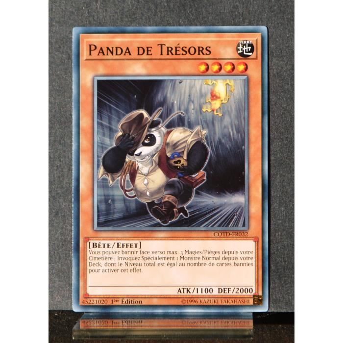 Carte YU-GI-OH COTD-FR032 Panda de Trésors Commune NEUF FR - Cdiscount ...