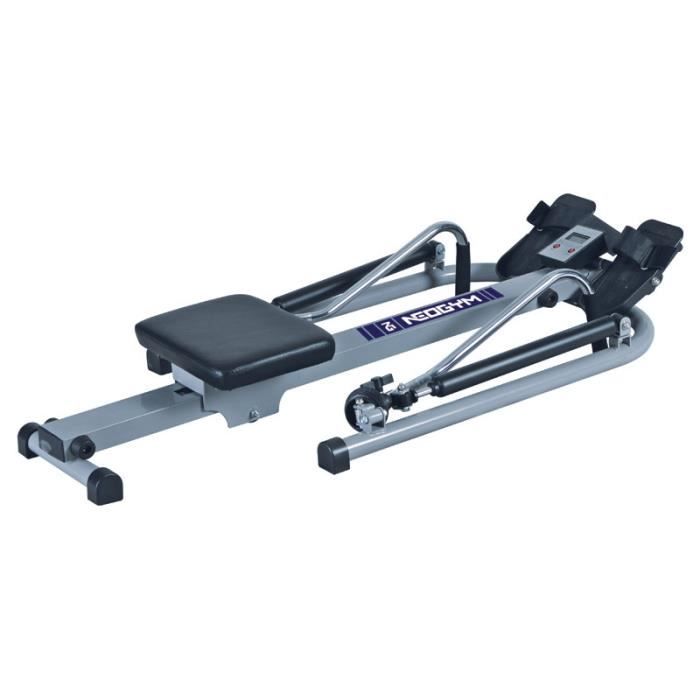 Neogym R050 - Rameur scandinave - Résistance hydraulique - Double rame ...