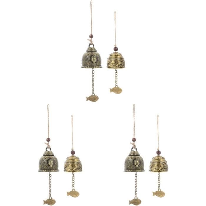 10 Pièces Carillons Carillon Maison Vintage Décoration Chance Poisson ...