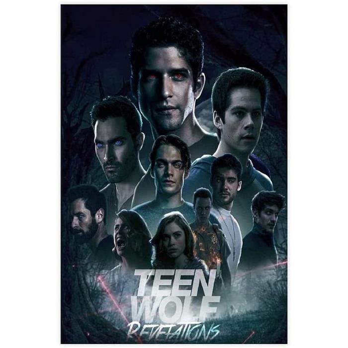 Affiche en toile 50x70cm Sans cadre Teen Wolf Affiche Toile Pour La ...