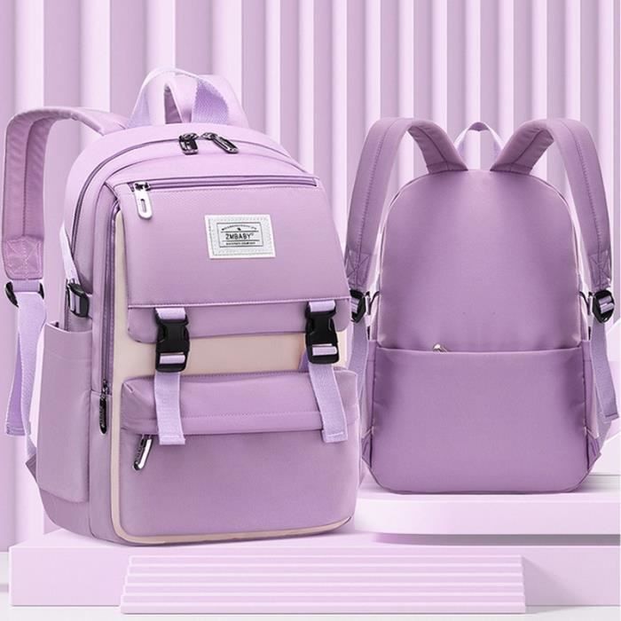 Cartable - Fashion - Violet - Waterproof - 46x30x17 cm - Pour Fille ...