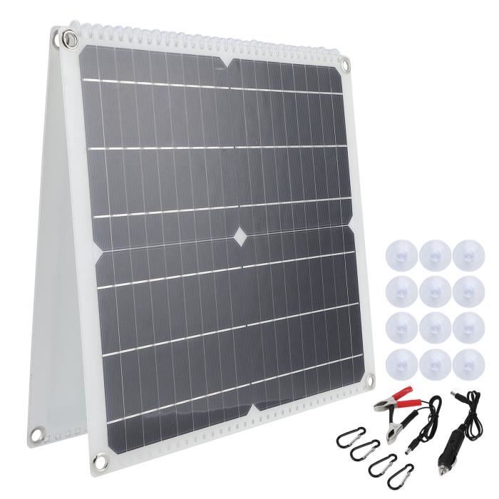 Panneaux solaires, kits Électricité Panneau solaire 50w 12v monocristallin souple-flexible ...