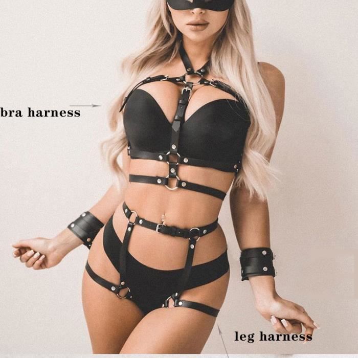 Harnais De Jambe Harnais En Cuir Sexy Pour Femmes Ensembles