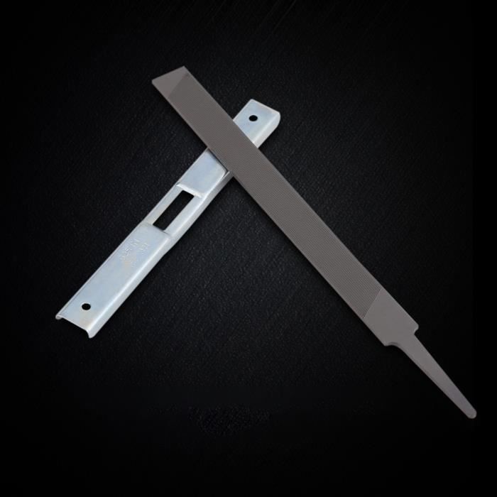 CHN Kit d'affûtage pour tronçonneuse Jauge de profondeur et lime plate ...