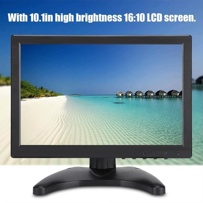 EJ.life Écran LCD 10.1 pouces Full HD 1920*1200, HDMI/VGA/AV/BNC ...
