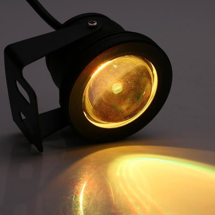 Projecteur LED - GAROSA - 10W - RGB - Étanche - Télécommande - Facile à ...