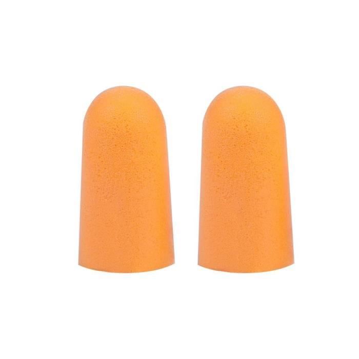 Bouchons d'oreille, bouchons d'oreille orange insonorisés, 10 pièces ...