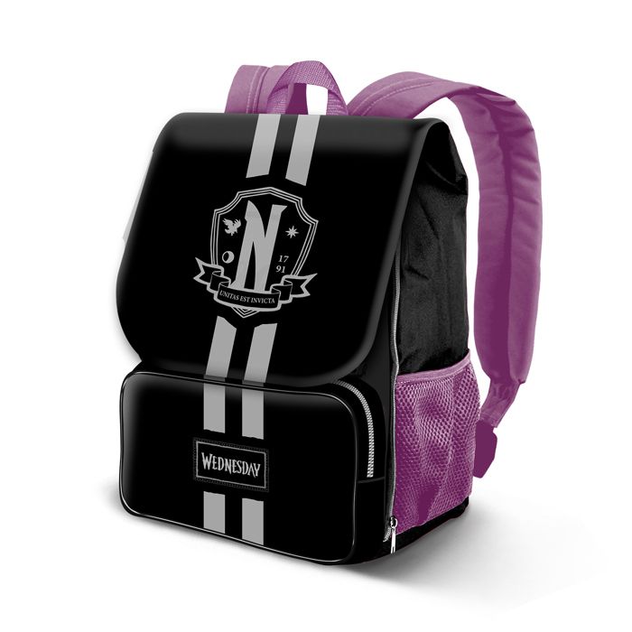 Sac à dos Extensible EXP - Mercredi School - Noir - Taille Unique Noir ...