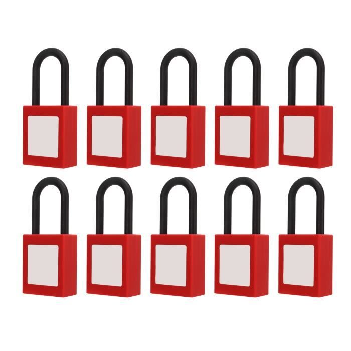 Verrou De Verrouillage 10 Pcs Lockout Tagout Lock Kit, Ensemble De ...
