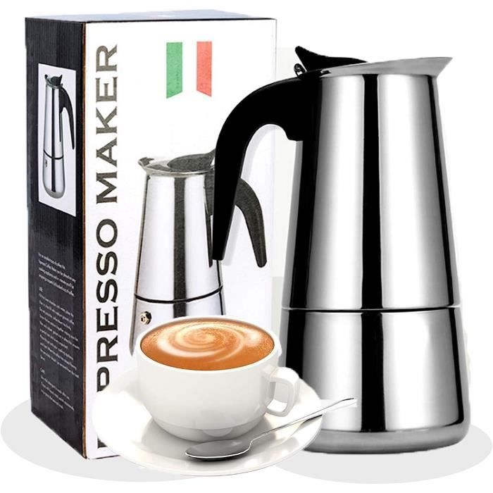 Cafeteria Italienne,Cafetière,Café Moka Pot,Avec Filtre En Acier ...
