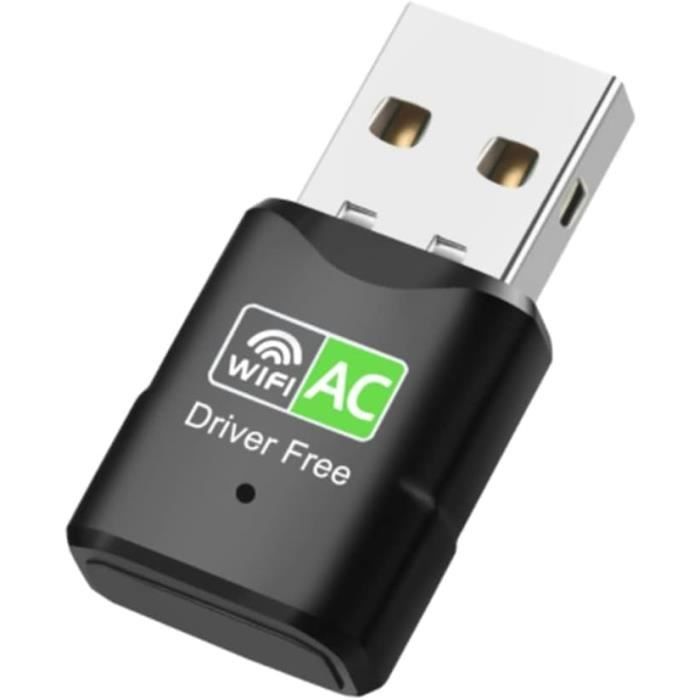 600Mbps 5Ghz 2.4Ghz Carte RéSeau USB WiFi Dongle Adaptateur USB Double ...
