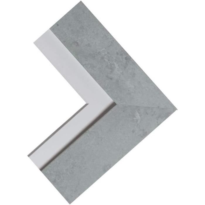 Metro Cadre Photo Gris Minéral Avec Contour Blanc 50 X 40 Cm Taille De ...