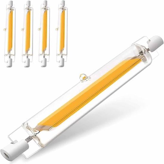 R7S LED 118mm Dimmable,20W Ampoules LED R7S COB,Équivalent é 200W ...