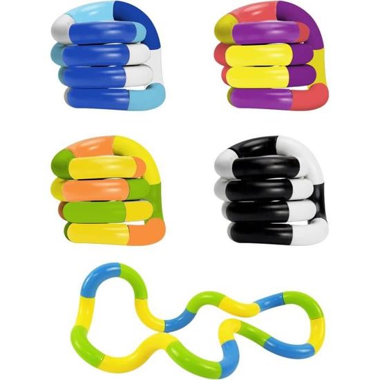 Jouet - 4PCS Tangle Anti-Articulé Autismus - Set Sensory Relief Stress ...