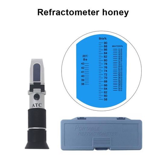 Mesure-controle,Réfractomètre pour alcool bière vin Brix 0-32%, outil ...