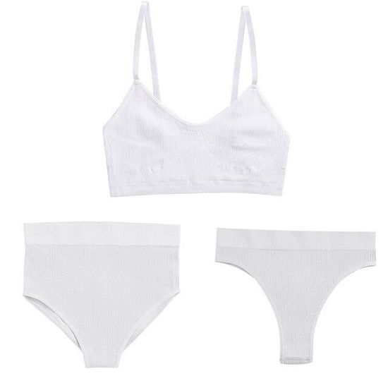 Ensemble Sexy de sport pour femmes Lingerie Push Up string soutien ...