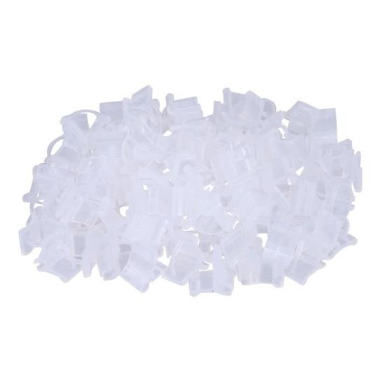 Clip de Greffage Transparent - SODIAL - Outil de Jardinage - Plastique - Pack de 100 - Cdiscount ...