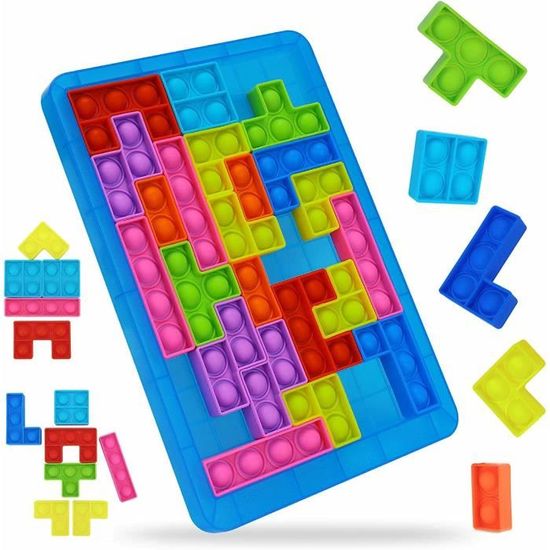 Pop It Tetris pour enfants de 3 à 9 ans, garçons et filles, 4, jouet ...