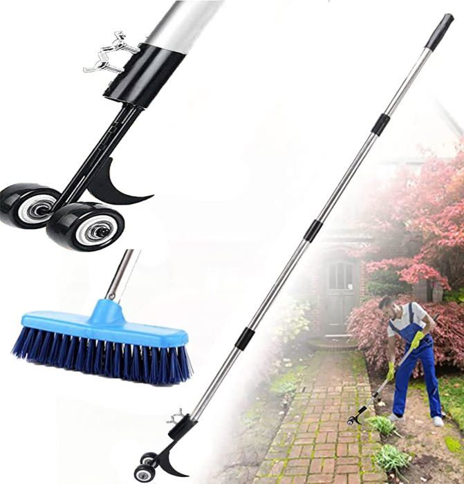 Ensemble de Weeder Broom Outil de désherbage pour terrasse - Brosse à ...