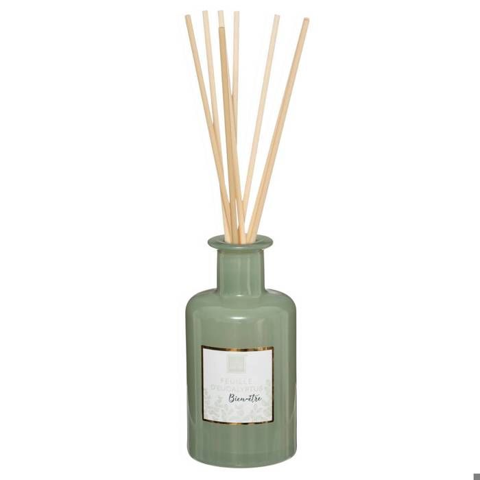 Diffuseur de parfum Maël 200ml verre eucalyptus - Atmosphera createur d ...
