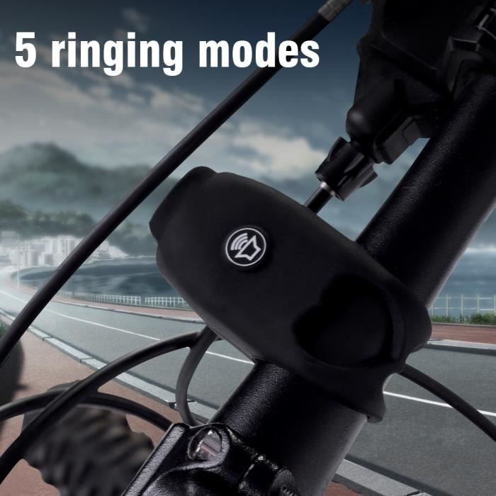 QUT Cycling Mountain Bike Electric Bells Bicycle Handlebar Ring Bell Accessories (Black) 98666 ...